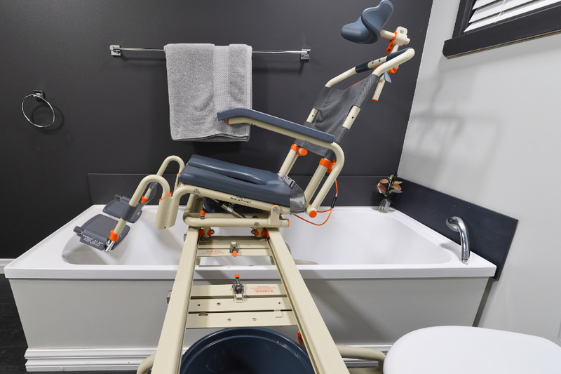 TubBuddy Tilt SB2T from Showerbuddy - mobility aid for bathtub showers ...