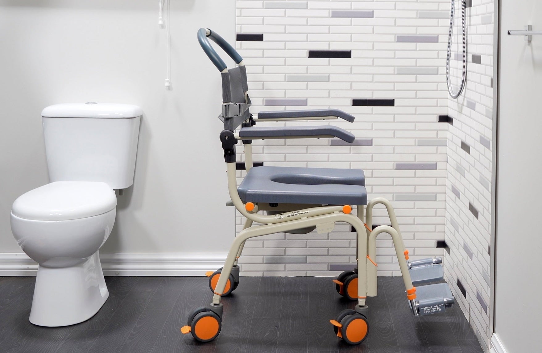 Roll-InBuddy Lite SB6c from Showerbuddy - mobility aid for roll-in showers