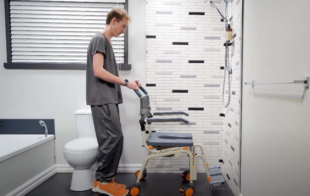 Roll-InBuddy Lite SB6c from Showerbuddy - mobility aid for roll-in showers