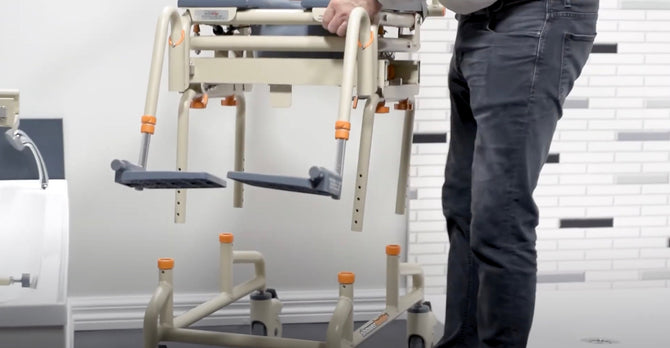 Rolling Chair Height Extender RBE24 - Showerbuddy Accessory